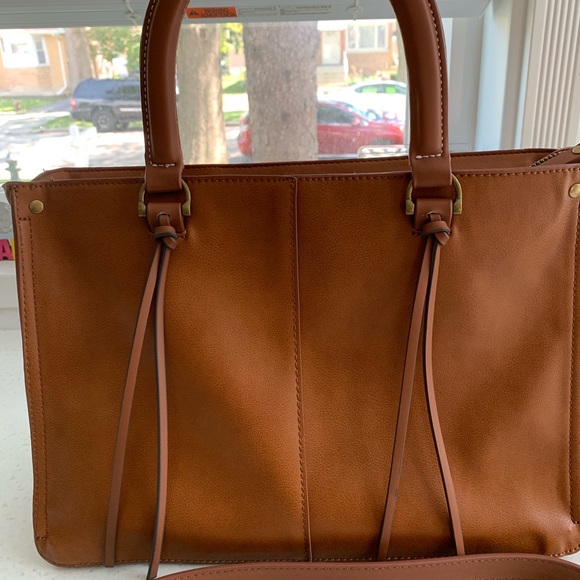Universal Thread | Bags | Universal Thread Cognac Satchel | Poshmark